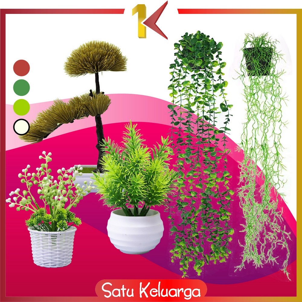 Jual SK-C622 C631 Pot Tanaman Hias Bunga Plastik Artifisial Plant ...