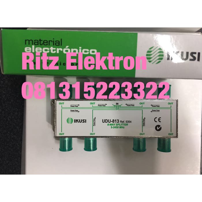 Jual Unik Splitter IKUSI 8 way u Tv Parabola Limited | Shopee Indonesia