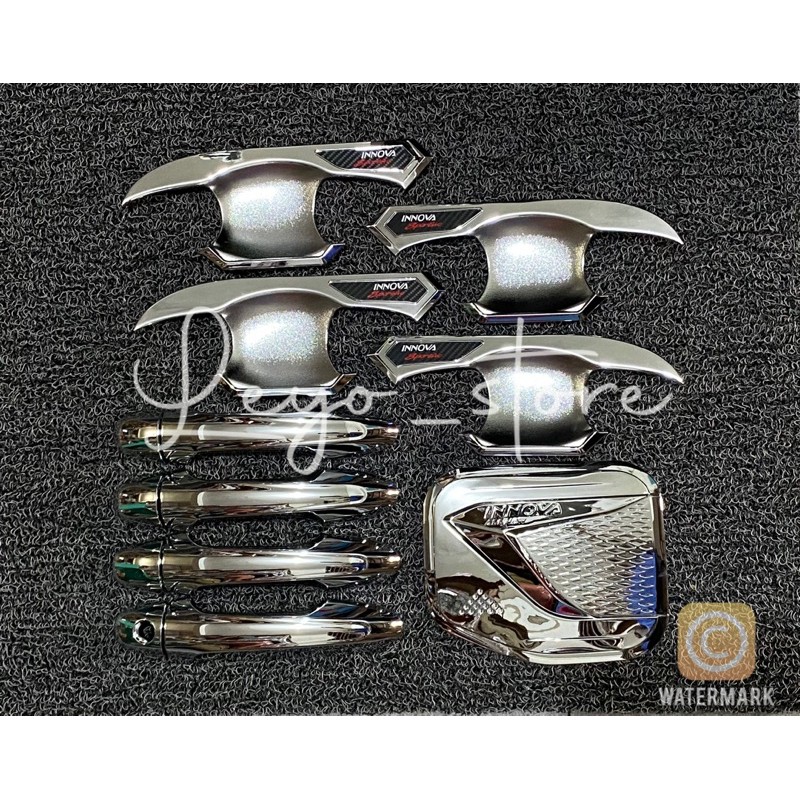 Jual ALL NEW INNOVA REBORN 2016 2020 2021 PAKET MANGKOK OUTER HANDLE TANK COVER CHROME KROM ...
