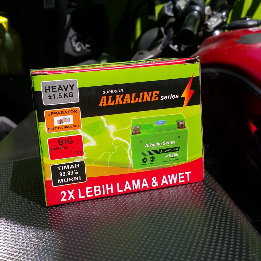 Jual Aki Alkaline Accu Kering Alkaline Series GTZ5S Motor Honda Beat karbu dan Beat Fi (saya ...