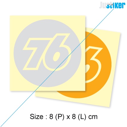 Jual Sticker 76 Union Oil, Sticker Union 76 Lubricants 1 Warna | Shopee ...