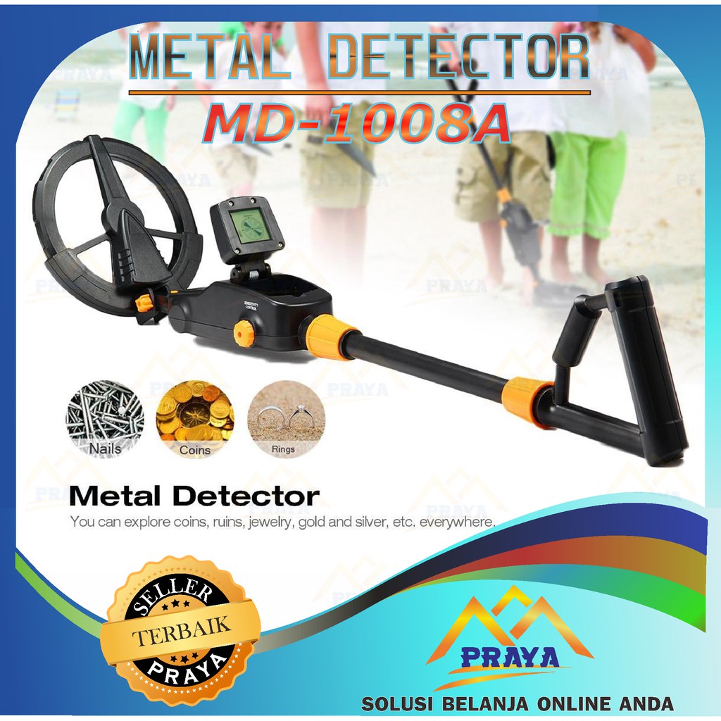 Jual MD1008A LCD Metal Detector SCAN Alat Pendeteksi Logam Emas KoIN MD ...