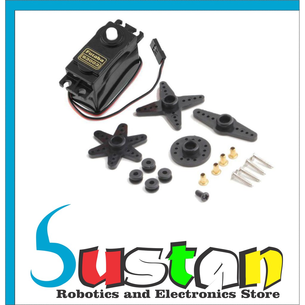 Jual Futaba S3003 Standard Servo Motor 3.2kg Torque S 3003 For Arduino ...
