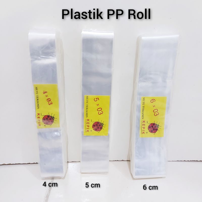 Jual Plastik PP Roll 4 cm / 5 cm / 6 cm | Shopee Indonesia