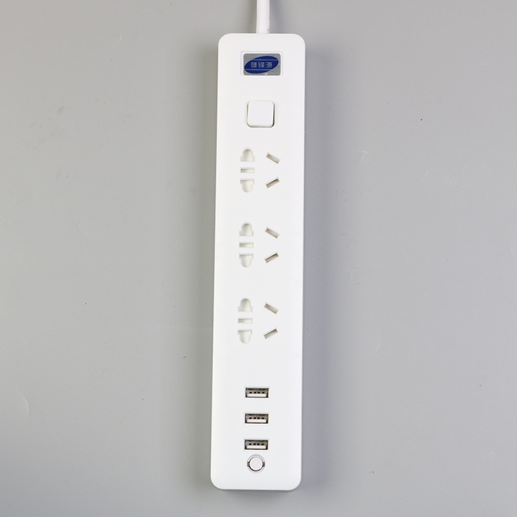 Jual STOP KONTAK USB PORT Powerstrip 3 USB Port + 3 Electric Plug ...