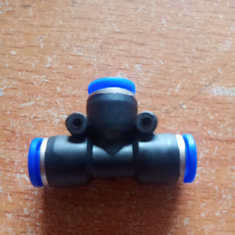 Jual fitting nepel angin pneumatic T 8mm | Shopee Indonesia