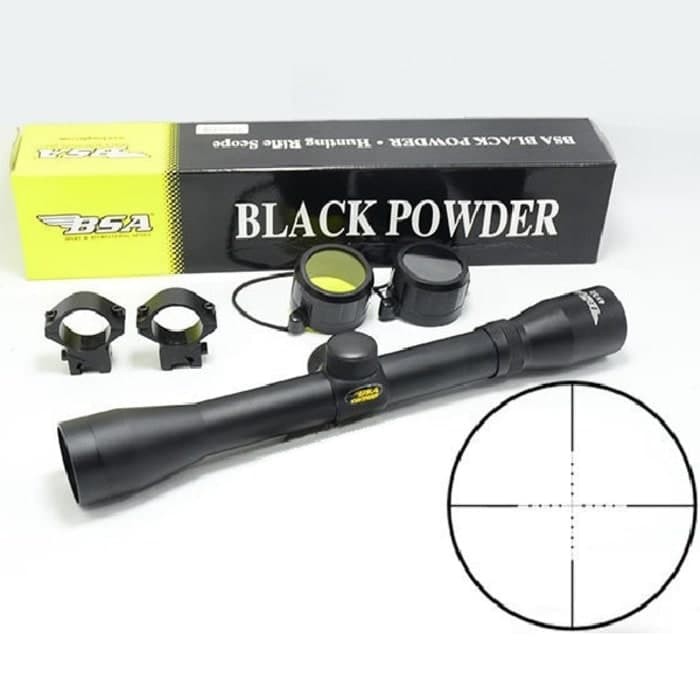 Jual TELE TELESKOP SENAPAN BSA BLACK POWDER 4X32 .. | Shopee Indonesia
