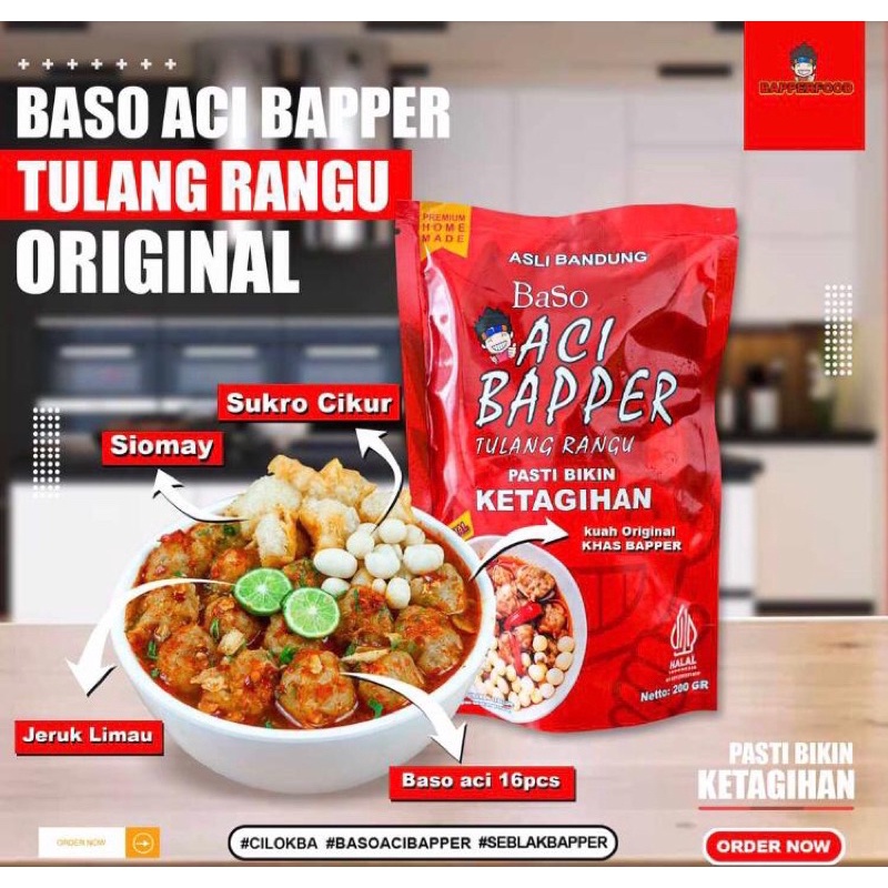 Jual BASO ACI BAPPER TULANG RANGU ORIGINAL | Shopee Indonesia