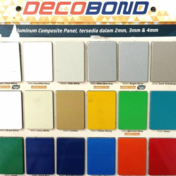 Jual paling diminati] ACP DECOBOND Tebal : 3mm WARNA DASAR / NO GLOSSY ...
