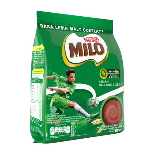 Jual MILO ACTIVE GO 800G (RASA LEBIH MALT COKLAT) | Shopee Indonesia