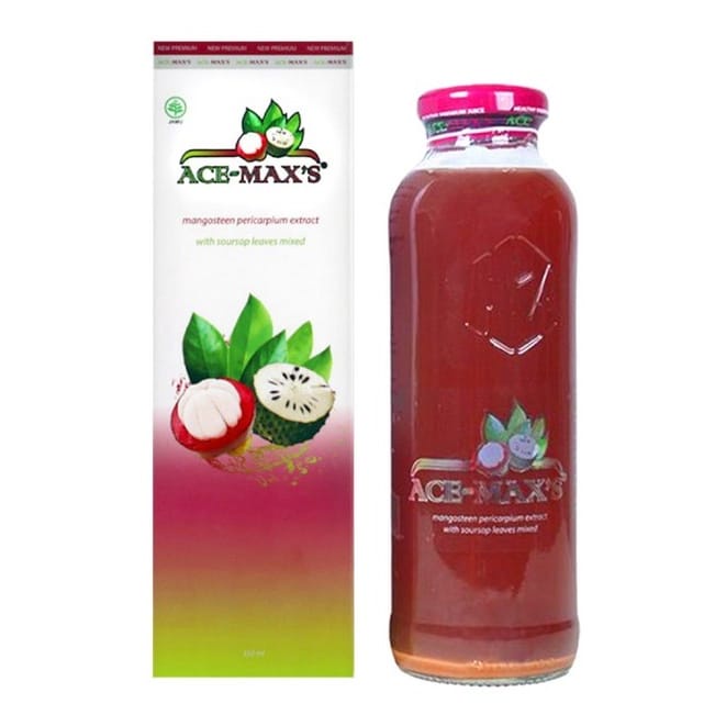 Jual Ace max maxs max's acemax acemaxs acemax's jus kulit manggis + daun sirsak Asli Original ...
