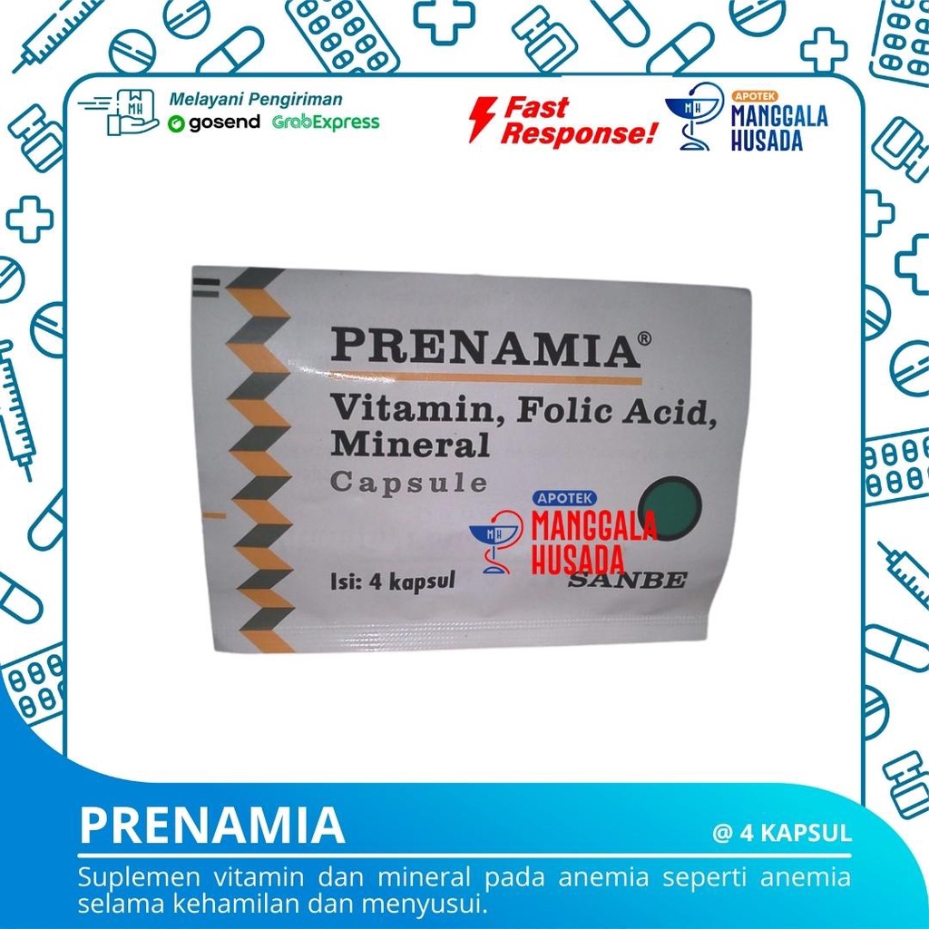 Jual PRENAMIA VITAMIN ANEMIA @ 4 KAPSUL | Shopee Indonesia