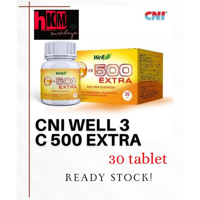 Jual Well 3 C-500 Extra CNI (BOTOL/STRIP) | Shopee Indonesia