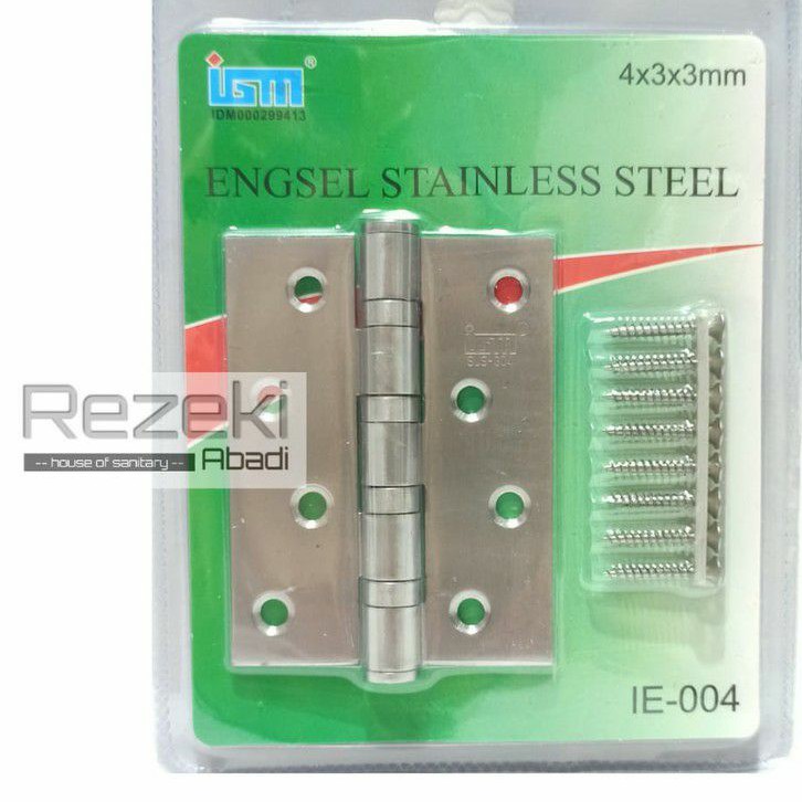 Jual Engsel Pintu 4 inchi Stainless Sus304 - Engsel Stainless Murah ...
