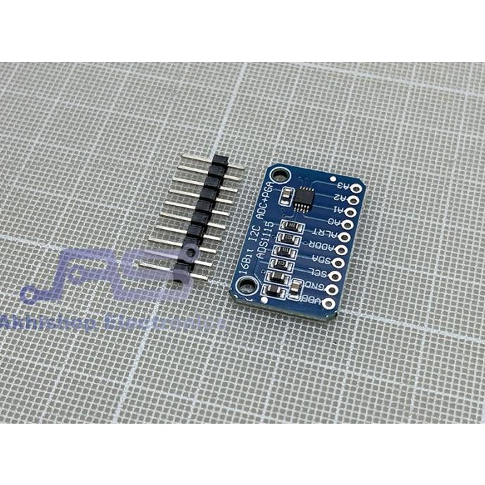 Jual ADS1115 16-Bit ADC- 4 Channel with Programmable Gain Amplifier ...