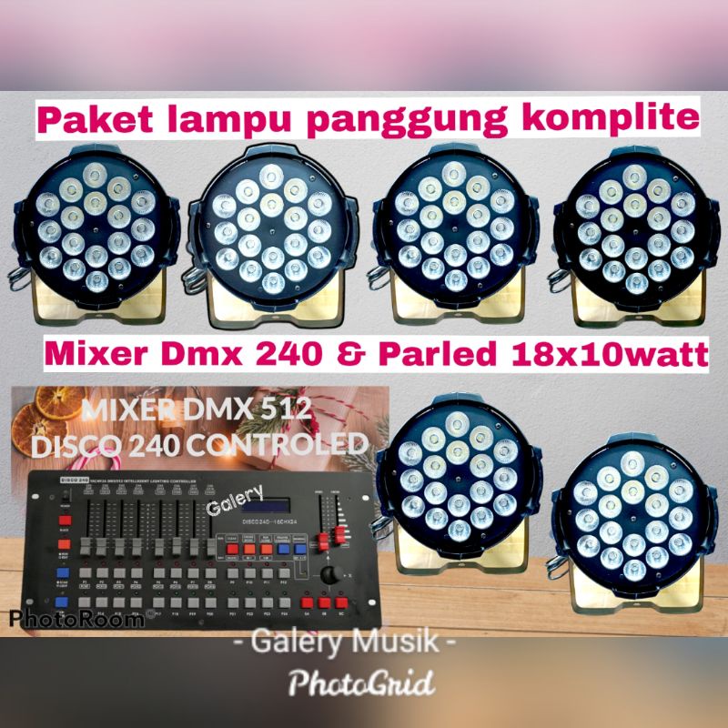 Jual Paket Parled 6 unit parled 18x10watt Redsun Fullcolor warnanya lbh ...