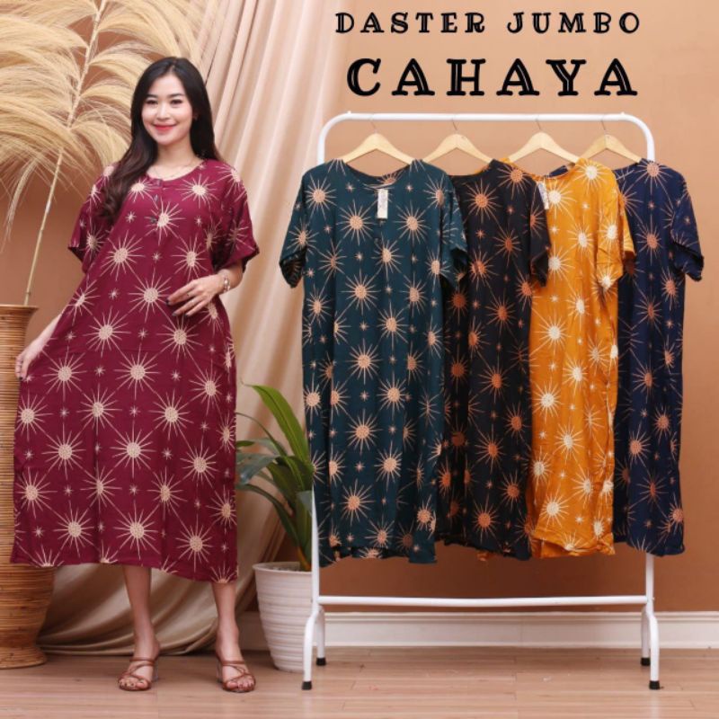 Jual DASTER JUMBO LD 120 CM KANCING DEPAN BUSUI BUMIL BAHAN RAYON ADEM ...