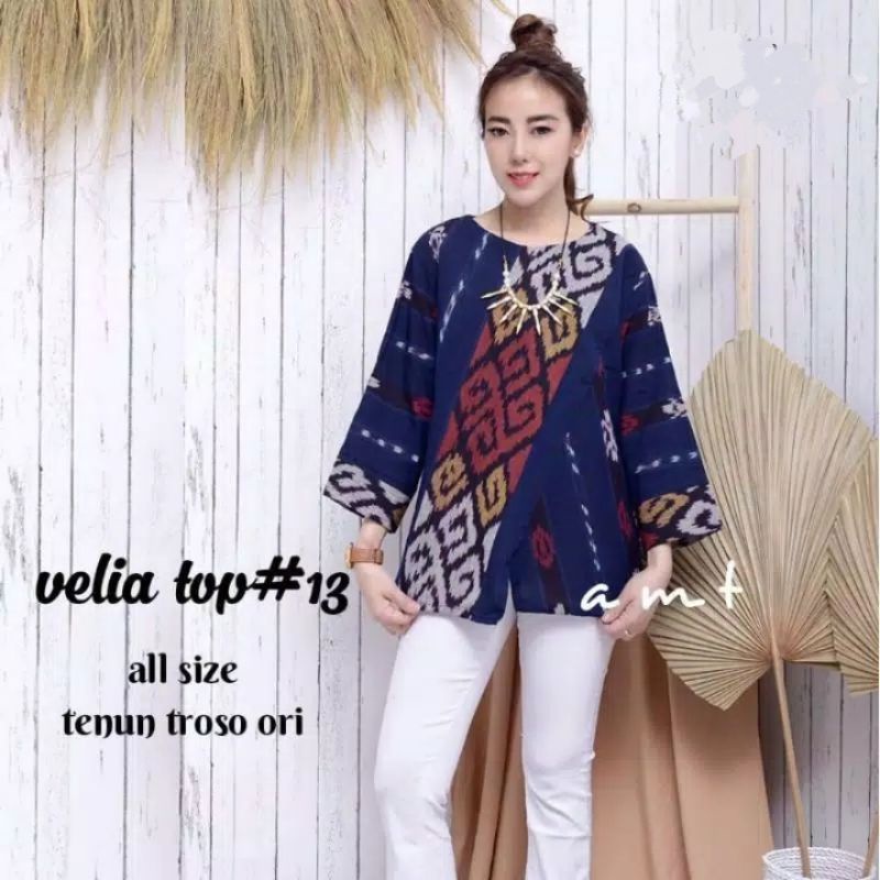 Jual BAJU TENUN ETNIK/BLOUSE TENUN ORIGINAL | Shopee Indonesia