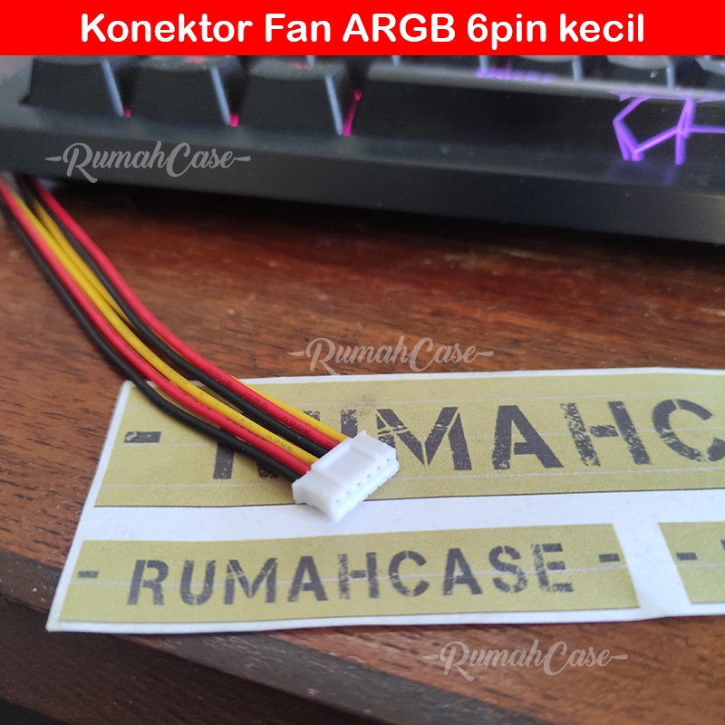 Jual Kabel Konektor Fan ARGB 6 pin kecil hub controller fantech coolmon ...