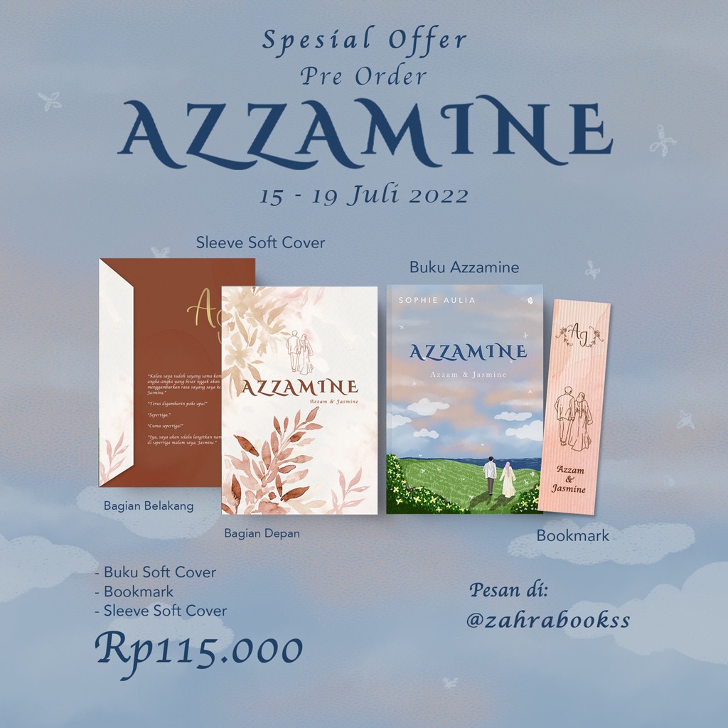 Jual Novel Azzamine ( Wattpaad & Alternative Universe ) | Shopee Indonesia