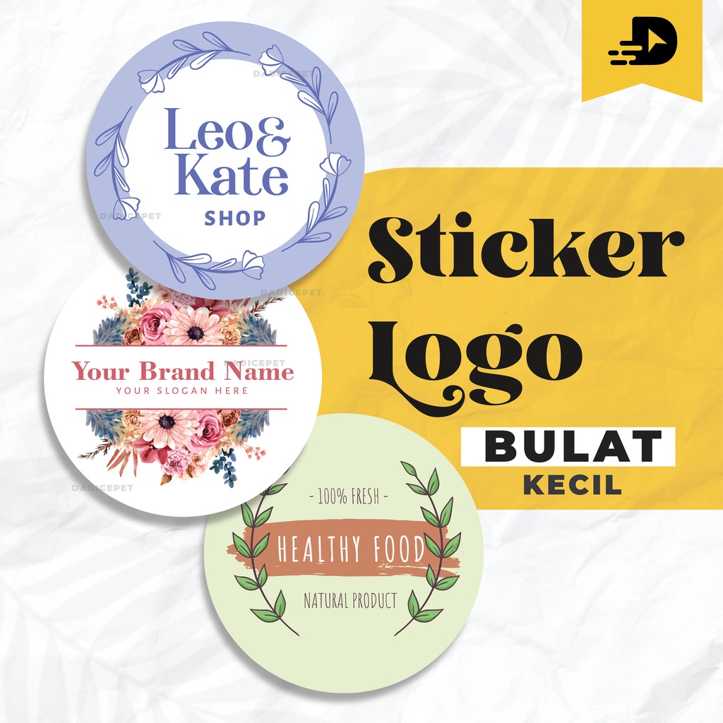 Jual Sticker Label Online Shop Stiker Logo Olshop Stiker Label Makanan ...
