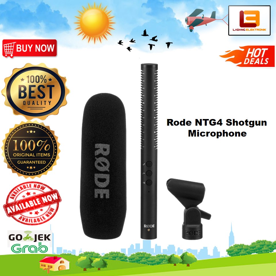 Jual Rode NTG4 Shotgun Microphone - Rode NTG-4 Original | Shopee Indonesia