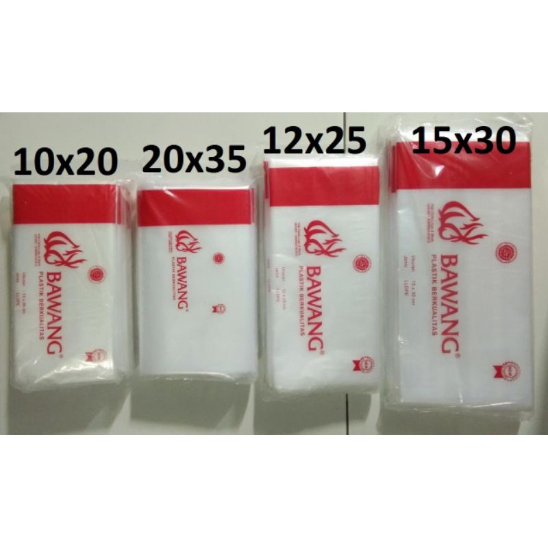 Jual Plastik es PE Bawang - Plastik Es Gula Minyak 10x20 - 12x25 - 15x30 - 20x35 /plastik es ...