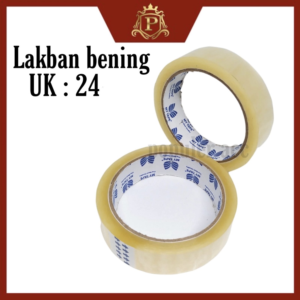 Jual LAKBAN BENING 1 INCI 24 MM 72 YARD / MY TAPE / TEBAL DAN KUAT ...