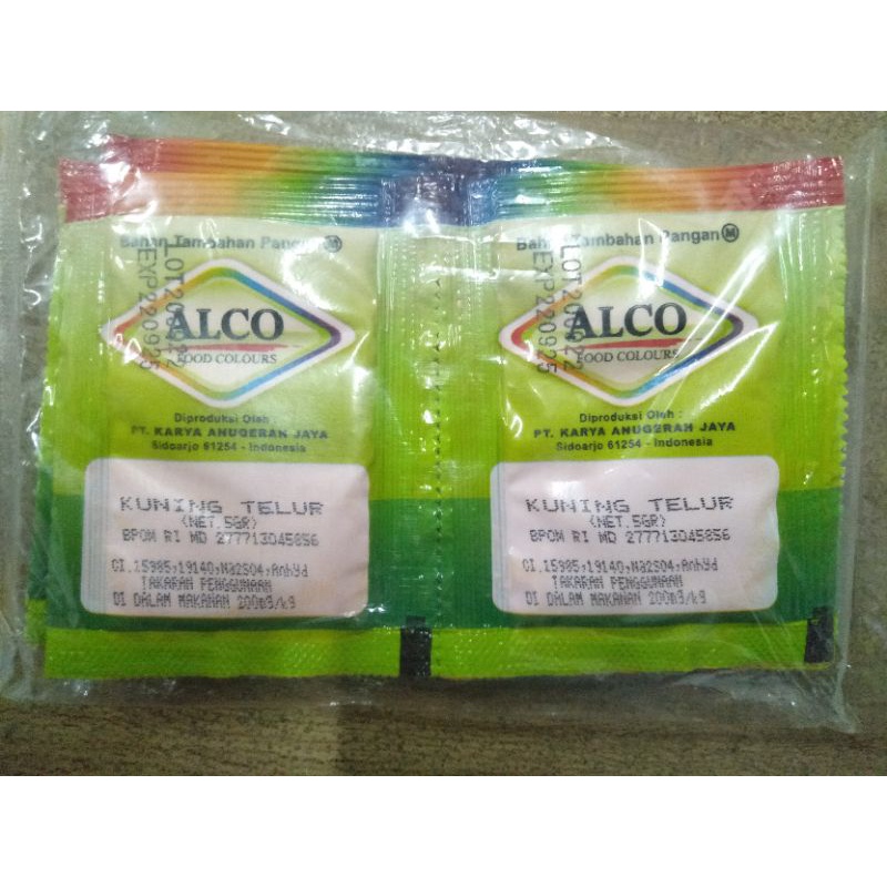 Jual Alco Sumbo Pewarna Makanan Bubuk 5gr Pewarna bubuk | Shopee Indonesia