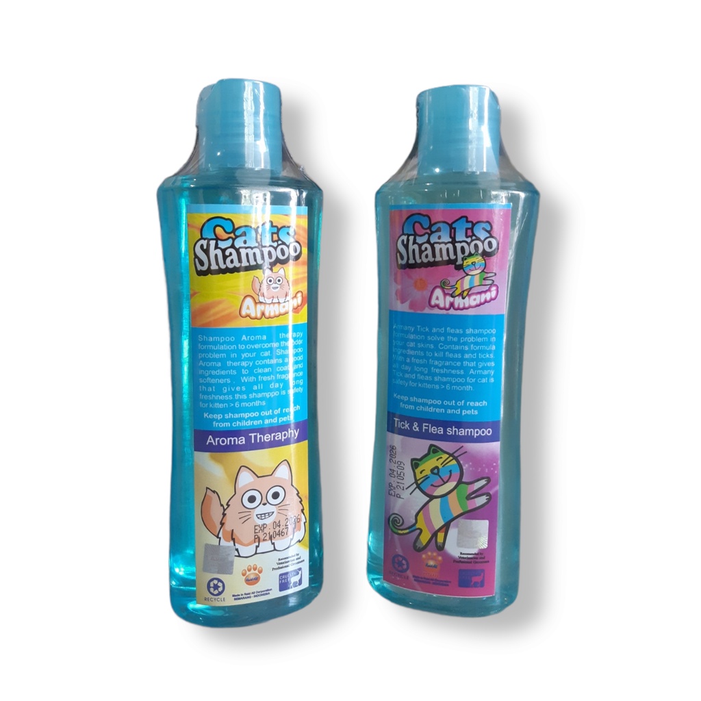 Jual SHAMPOO KUCING ARMANI AROMA TERAPHY TICK & FLEA SHAMPOO WANGI ...