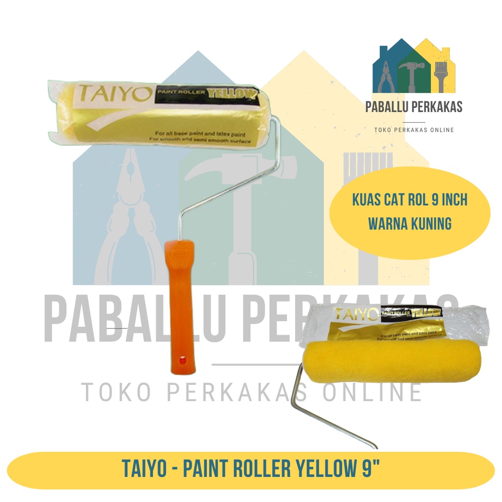 Jual Kuas Roll Paint Roller Rol Cat Tembok 9 Inch Taiyo / Kuas Roll Cat ... Jual Kuas Roll Paint Roller Rol Cat Tembok 9 Inch Taiyo / Kuas Roll Cat ...