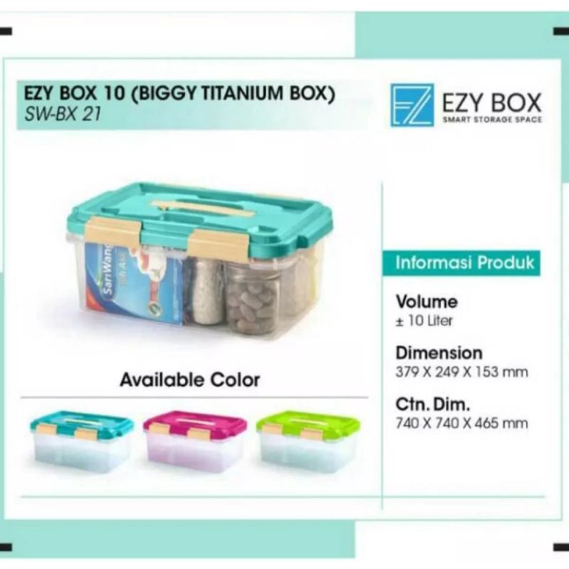 Jual Container Box Ezy 10 Liter / Container CB 10Liter | Shopee Indonesia
