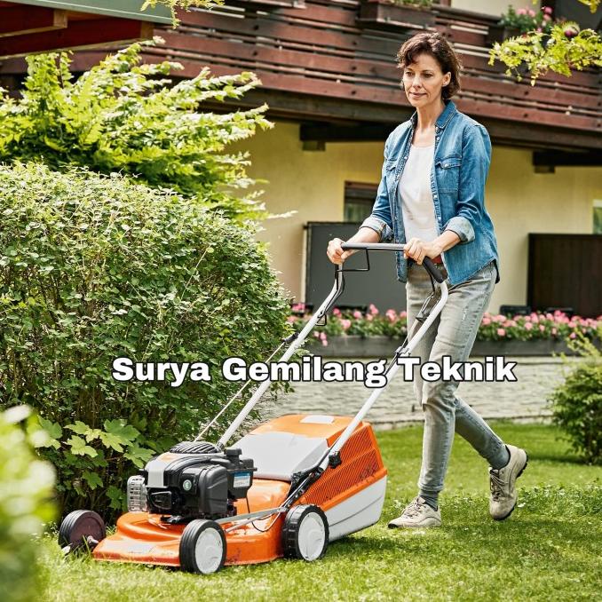 Jual Stihl Lawn Mower Bensin Rm 248 Mesin Potong Rumput Dorong 18 Inch ...