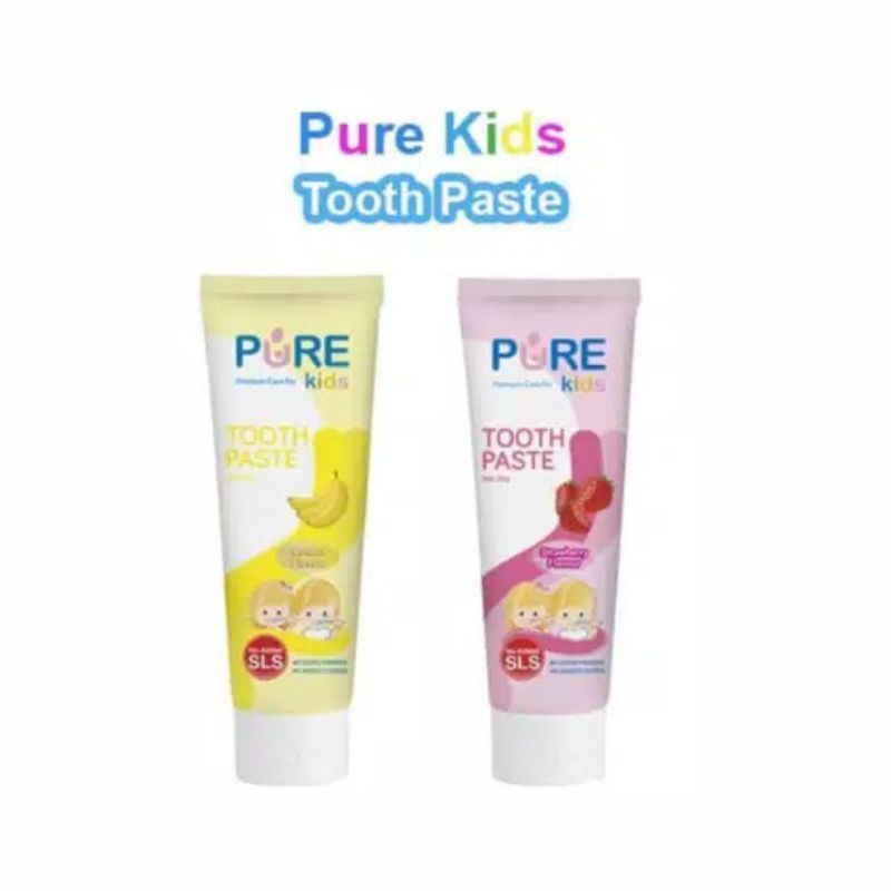 Jual purekids toothpaste strawberry banana 50 gr | Shopee Indonesia