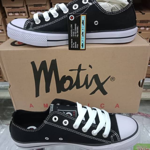 Jual Sepatu Sneakers Sekolah Motix Classic Original School Low - Pendek ...