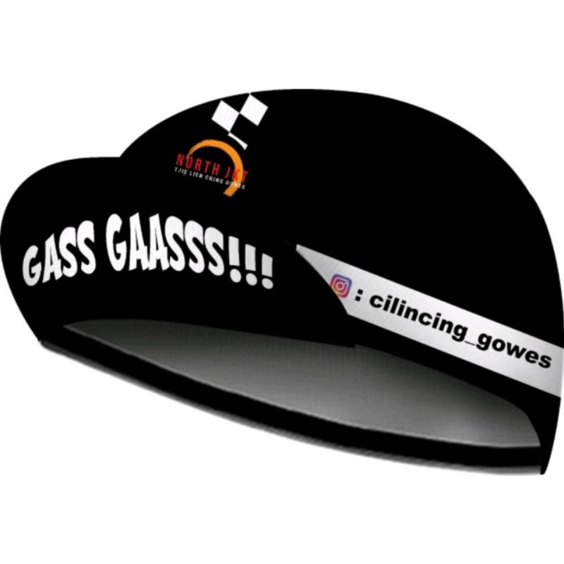 Jual CYCLING CAP GASS GASSS ( TOPI SEPEDA ) | Shopee Indonesia