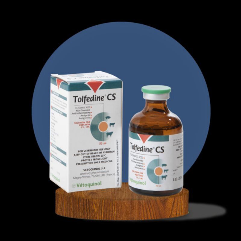 Jual TOLFEDINE CS 50 ML PEREDA NYERI DAN ANTI RADANG HEWAN | Shopee ...