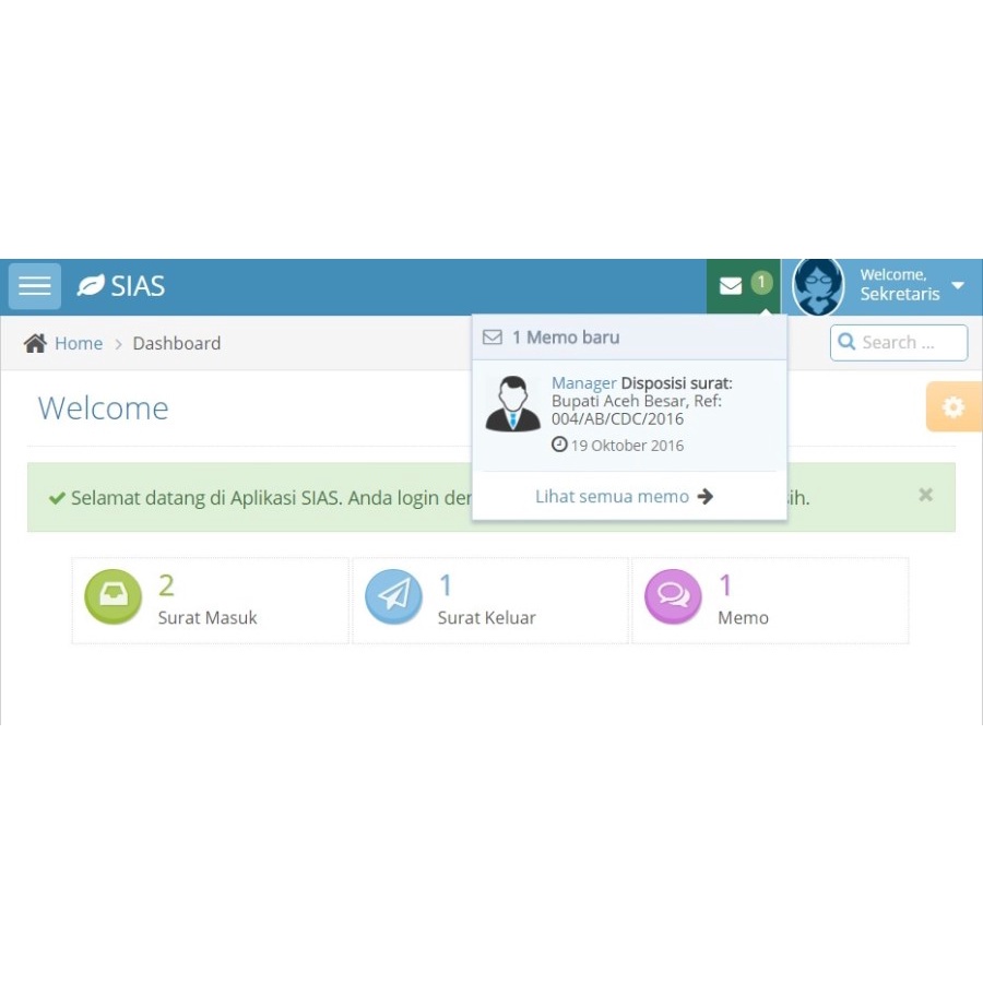 Jual Aplikasi SIAS : Sistem Informasi Arsip Surat | Shopee Indonesia