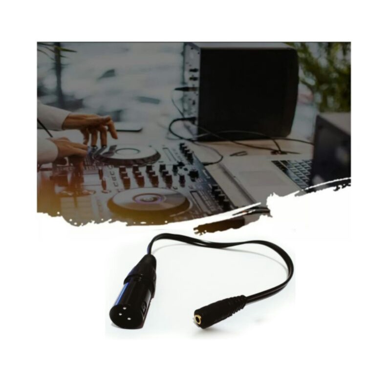 Jual sambungan canon socket kabel audio xlr male female colokan jack 3 ...