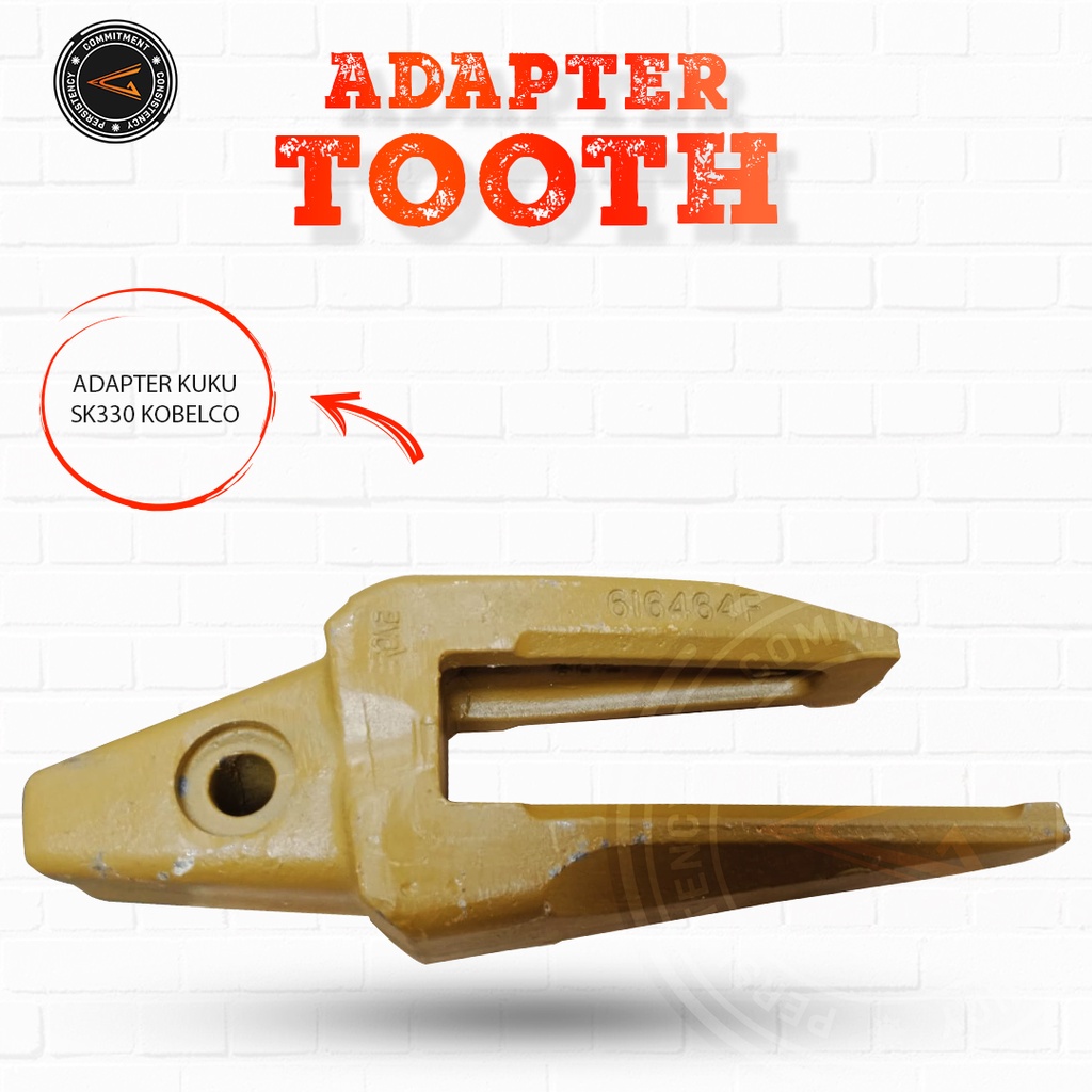 Jual Adapter Tooth / Kuku SK330 SK 330 Kobelco - Adapter Kuku Bucket ...
