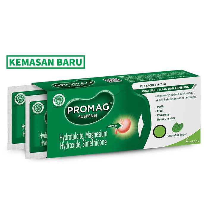 Jual Promag Liquid Cair Obat Sakit Maag Isi 6 Sachet | Shopee Indonesia