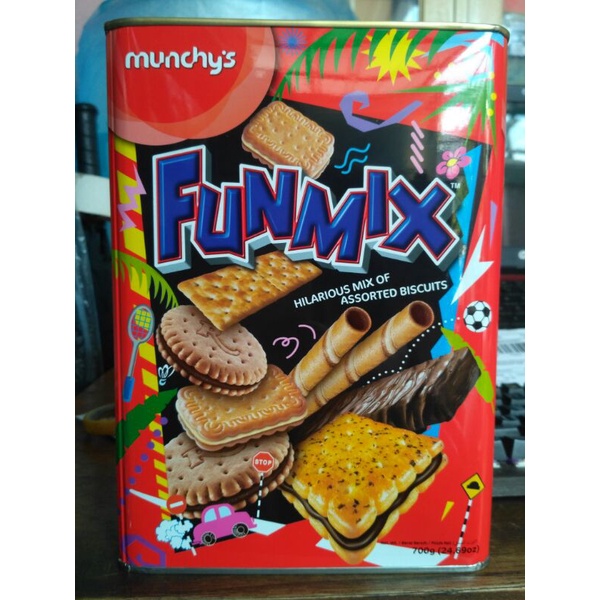 Jual Biskuit munchys funmix kaleng | Shopee Indonesia