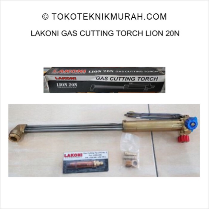 Jual Lakoni Gas Cutting Torch Lion 20N / Brander Las Potong | Shopee ...