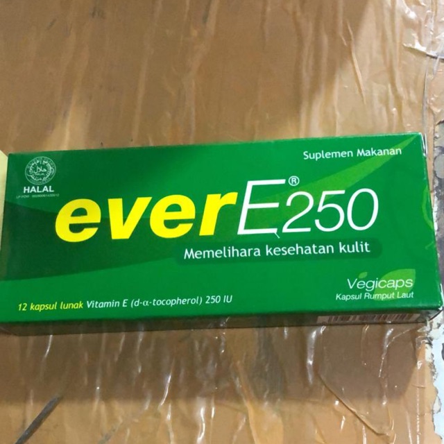 Jual Ever E 250 UI - 1 box (isi 12 kapsul) | Shopee Indonesia