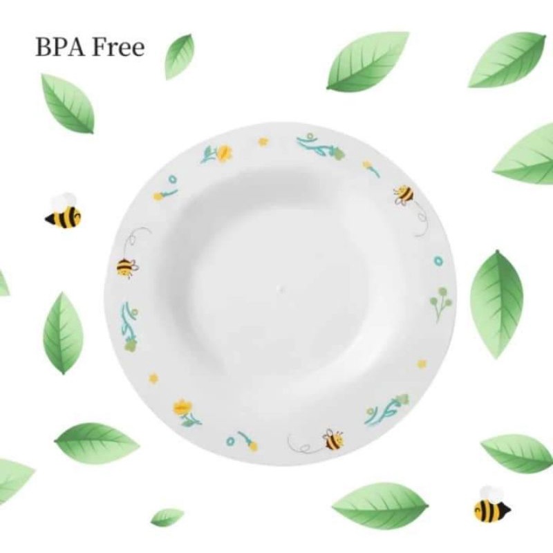 Jual Piring Set 4pcs Seri Lebah - MINISO Bee Series Plate | Shopee ...