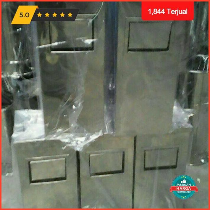 Jual Standing Ashtray Tempat / Tong Sampah Asbak Stainless - Putih ...