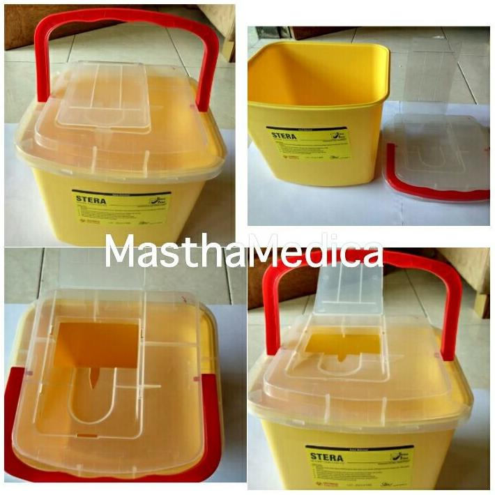 Jual Sharp Container STERA Tempat Sampah Medis Limbah Medis / Jarum 7 ...