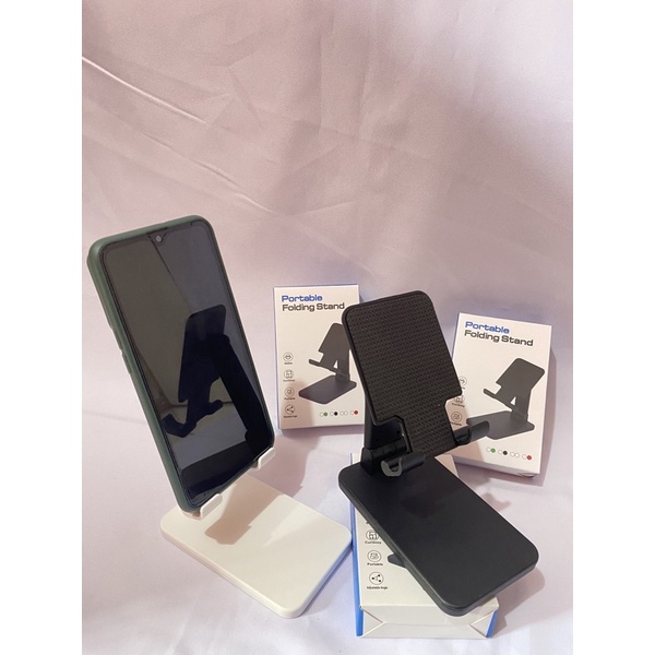 Jual Stand Hp Meja Folding Desktop HD-23 Phone Stand Holder Lipat ...
