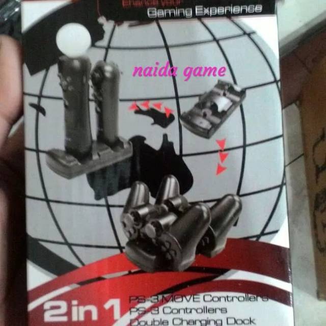 Jual CHARGING DOCK STIK PS3 2 IN 1 / CAS STICK PS3 2 IN 1 | Shopee ...