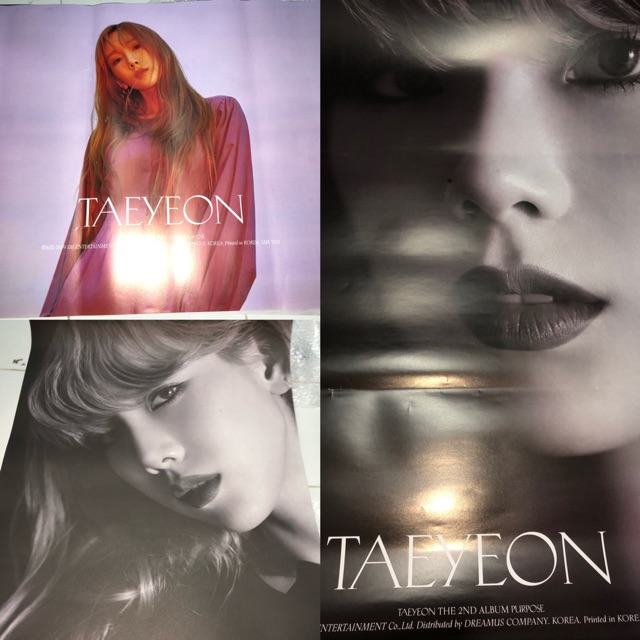 Jual (READY) TAEYEON PURPOSE - OFFICIAL POSTER ( Baca deskripsi ) | Shopee Indonesia